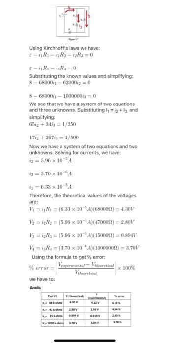 Lab Kirchhoff S Laws Adapted From UMSL Edu Obiect Chegg Com