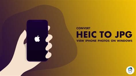 How To Convert HEIC Images To In Windows PC