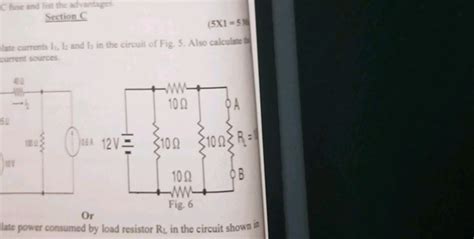 Calculate Currents I I And I In The Circuit StudyX