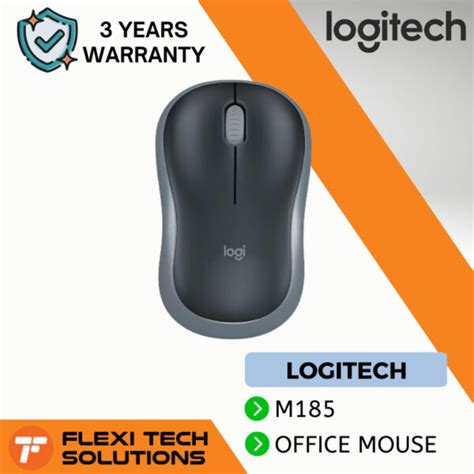 LOGITECH M185 Compact Wireless Office Mouse Comfortable Easy To Use Mouse With Reliable