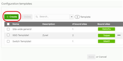 Manage A Configuration Template