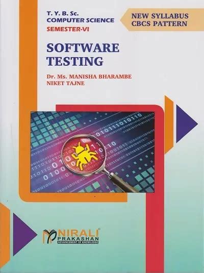 Nirali Prakashan Software Testing For Tybsc Computer Science Semester Vi For 2024 Exam