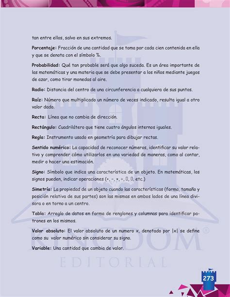 MatemÁticas 7mo Grado 1 Kingdom Editorial Página 275 Flip Pdf En