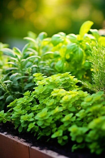 Premium Ai Image There Are Many Different Types Of Plants In A Planter Generative Ai