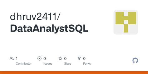Github Dhruv2411dataanalystsql · Github