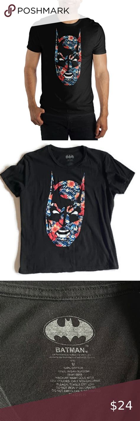 M Batman T Shirt Tee Shirt Aloha Hawaiian Dc Comic Batman T Shirt