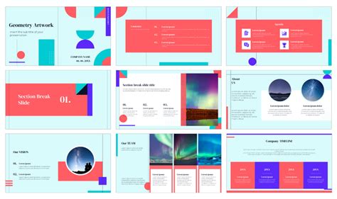 Geometry Artwork Presentation Templates Google Slides And PPT