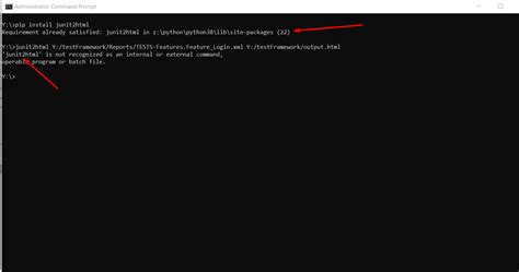 Python Junit2html Command Not Recognized Stack Overflow