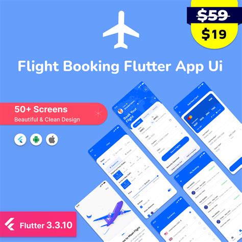 Flight Booking Flutter App Ui Kit Android And Ios