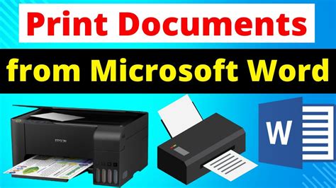 How To Print Documents In Microsoft Word Using Epson L3110 Printer