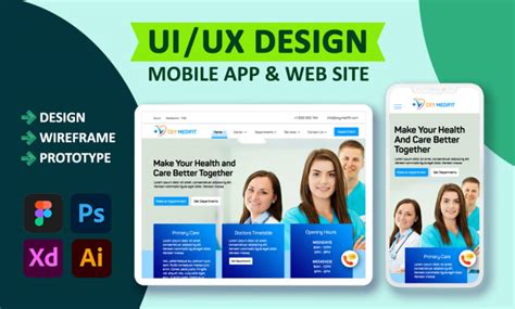 do web or mobile app ui ux design wireframes prototypes by ideal