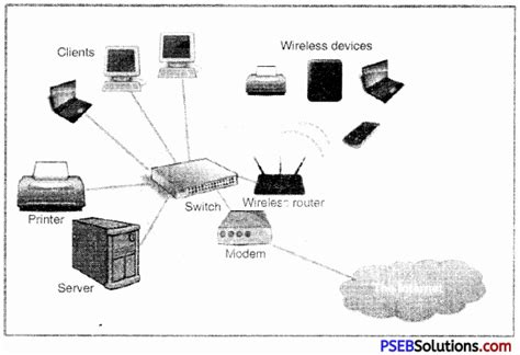 Pseb 9th Class Computer Notes Chapter 3 Networking Pseb Solutions