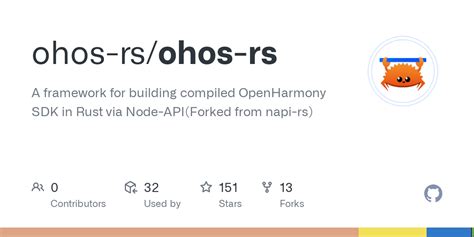 Github Ohos Rs Ohos Rs A Framework For Building Compiled Openharmony Sdk In Rust Via Node Api