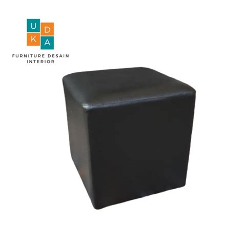 Jual Sofa Puff Kursi Puff Sofa Tamu Minimalis Kotak Polos Shopee