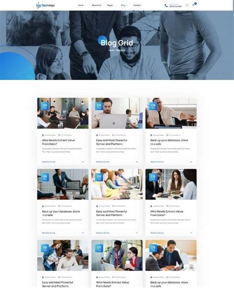 Techmax It Solution And Business Wordpress Theme