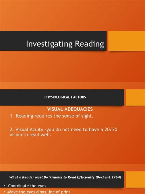 Investigating Reading Pdf Human Eye Reading Comprehension