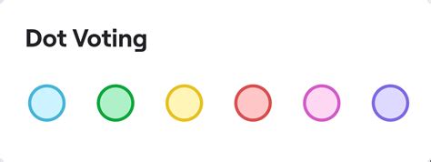 More Flexible Dot Voting Miro