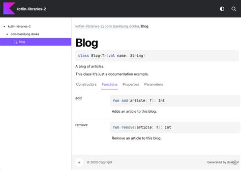 使用Dokka进行Kotlin文档编写简介 Baeldung中文网