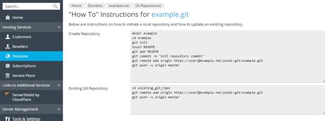 Using A Local Repository Plesk Onyx Documentation