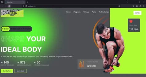 introducing our new gym website with reactjs koshika dulanjana posted