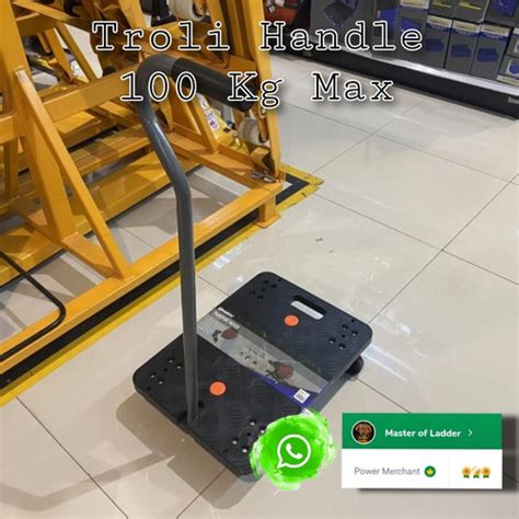 Jual Krisbow Troli Barang Lipat 100 Kg Dolly Dengan Handle 100 Kg Kota Surabaya Master Of