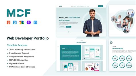 Mydevfolio V2 Web Developer Portfolio Template