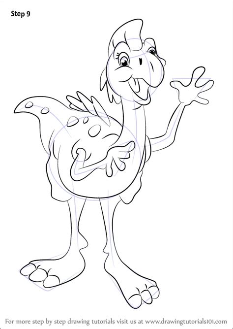 How To Draw Ruby From The Land Before Time The Land Before Time Step By Step