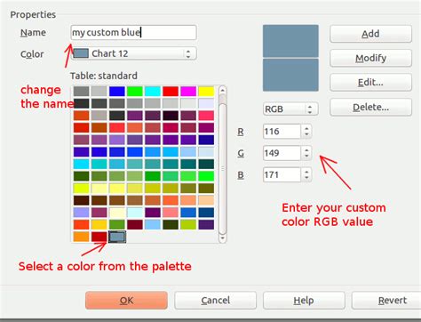 How To Add Your Own Custom Color In LibreOffice Quick Tips