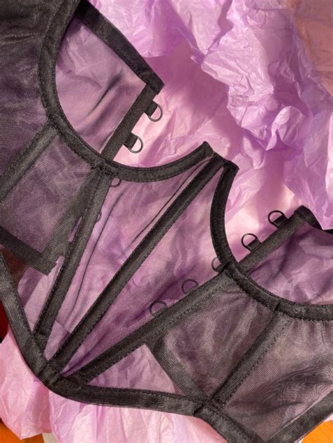 Корсаж из сетки Модели женского белья Одежда Корсет