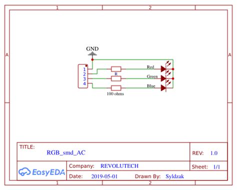 RGB Smd EasyEDA Open Source Hardware Lab
