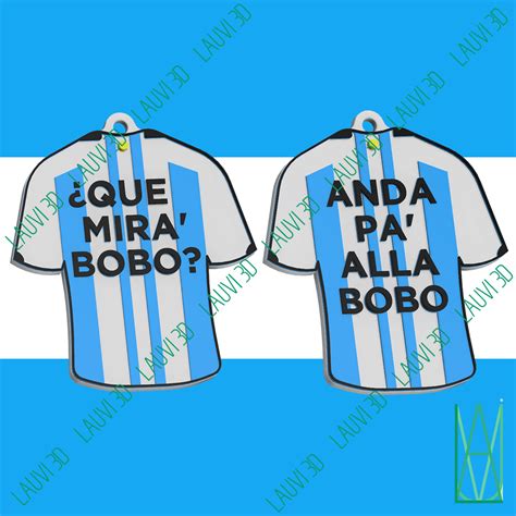 Stl File Keychains Que Mira Bobo Anda Pa Alla Messi ⚽ ・3d Printable