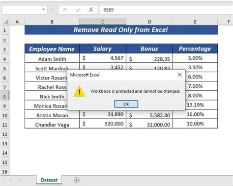 How To Remove Read Only From Excel File