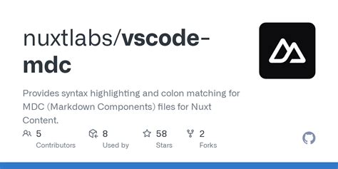 GitHub Nuxtlabs Vscode Mdc Provides Syntax Highlighting And Colon