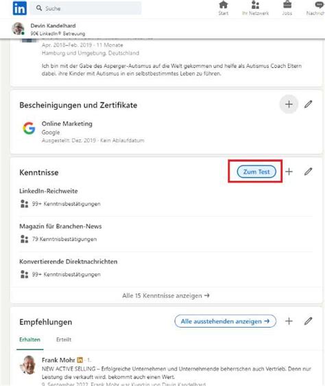 Badges Linkedin® Abzeichen Im Profil Hinzufügen