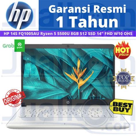 Promo Hp S Fq Au Ryzen U Gb Ssd Backlit Kb Fhd W Ohs Diskon Di Seller