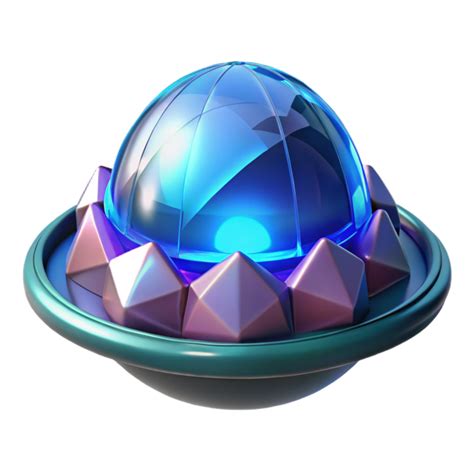 Futuristic 3d Render Orb 56281039 Png