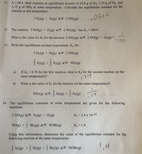 Solved A Mathrm L Flask Contains An Chegg