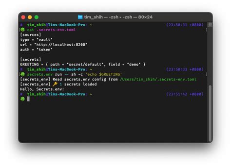 Secretsenv 105e7532ef Documentation