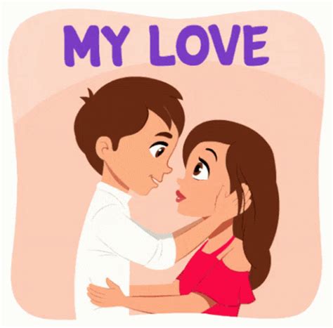 Love Hug Love Couple Sticker Love Hug Love Couple Discover And Share