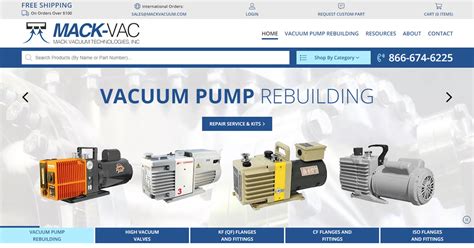 Mack Vacuum Technologies Vacuum Components Online Store