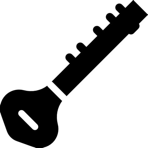 Sitar Basic Rounded Filled Icon