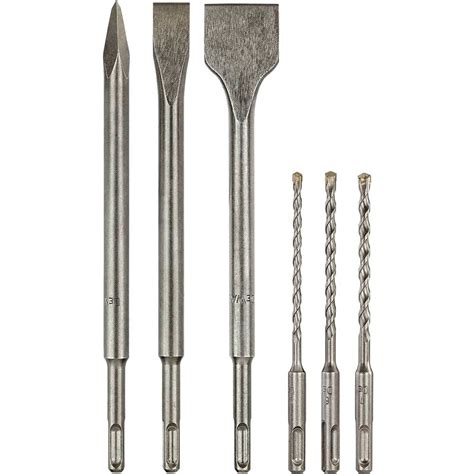 Dewalt 6 Piece Sds Plus Chisel And Bit Set Sds Plus Drill Bits
