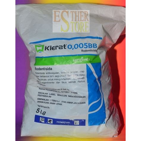 Jual Lucina Racun Tikus Langsung Pakai Klerat 5 Kg Produksi Syngenta Shopee Indonesia