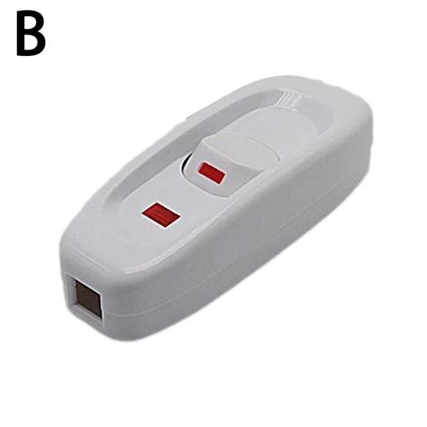 110 250v 10a Inline On Off Button Table Lamp Desk Lights Cord Cable Switch 2022 U1k5