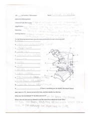 Lab Activity 2 Microscopes Definitions Functions And Course Hero