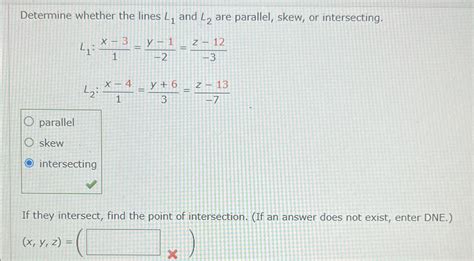 solved determine whether the lines l1 ﻿and l2 ﻿are parallel