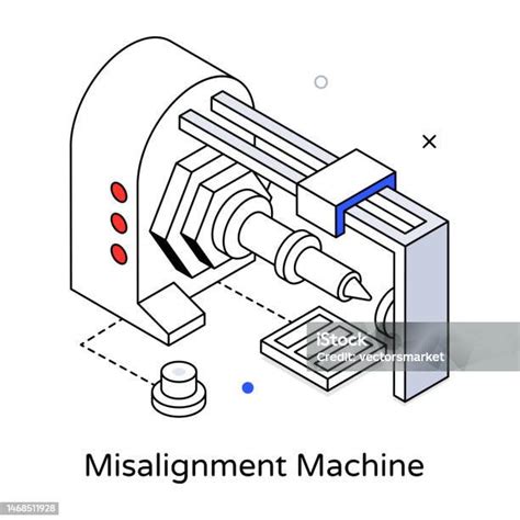 Misalignment Machine Stock Illustration Download Image Now