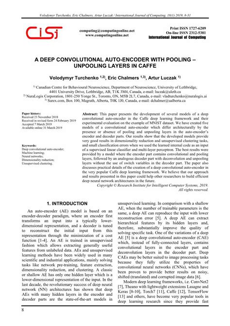 pdf a deep convolutional auto encoder with pooling …people uleth ca ~luczak papers