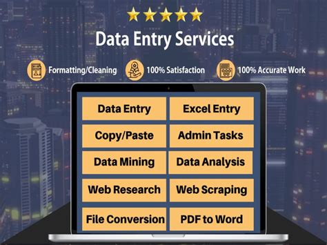 web research data entry data mining and pdf excel conversion data